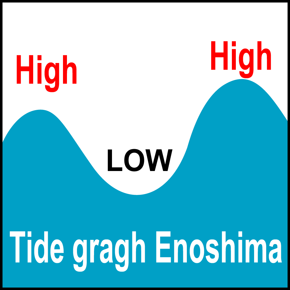 Tide gragh Enoshima 2021/6/8 | JerrySmithの湘南波情報